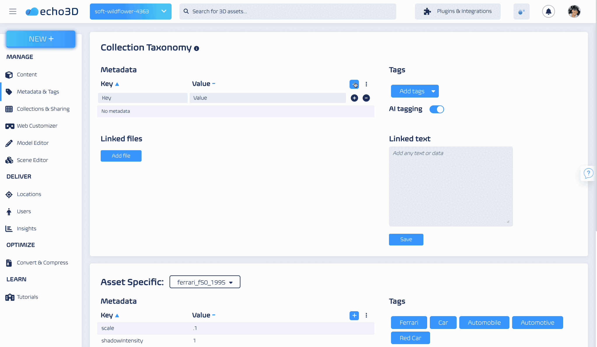 Unlocking the Power of 3D Asset Management with echo3D